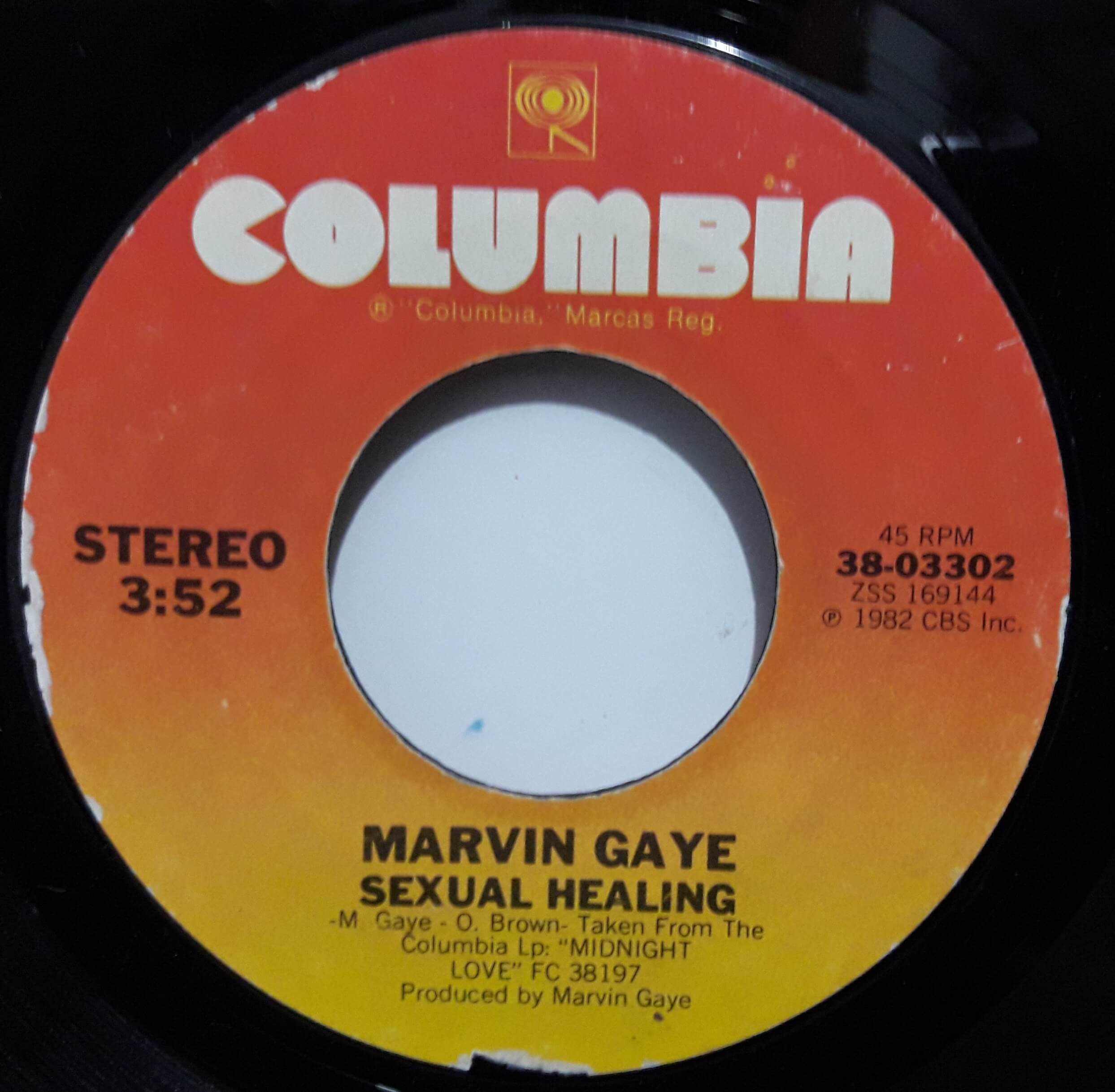 Marvin Gaye Sexual Healing 1982 Cbs Columbia D Vinil Loja