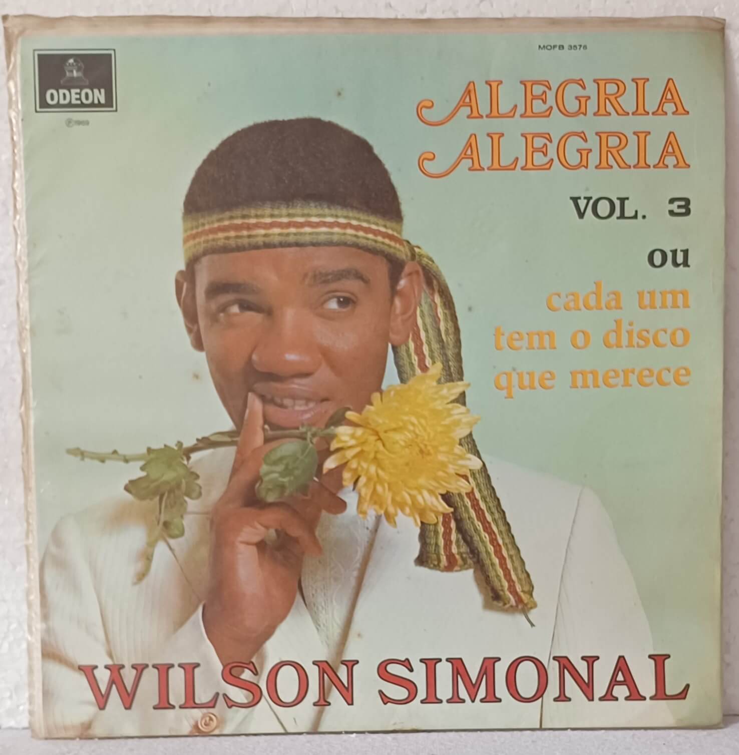 WILSON SIMONAL - VOL.3 - ALEGRIA ALEGRIA - 1969 - ODEON - D vinil ...